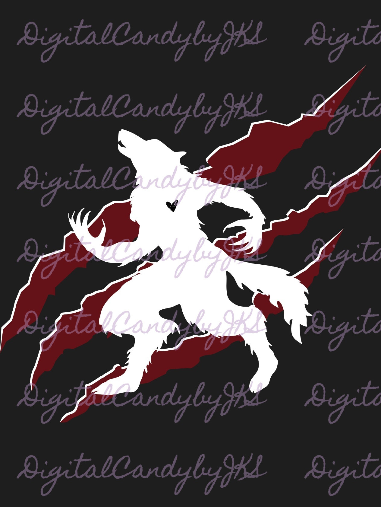 Wolf Shifter Fated Mates Digital Art Screensaver for Kobo Libra Color E ...