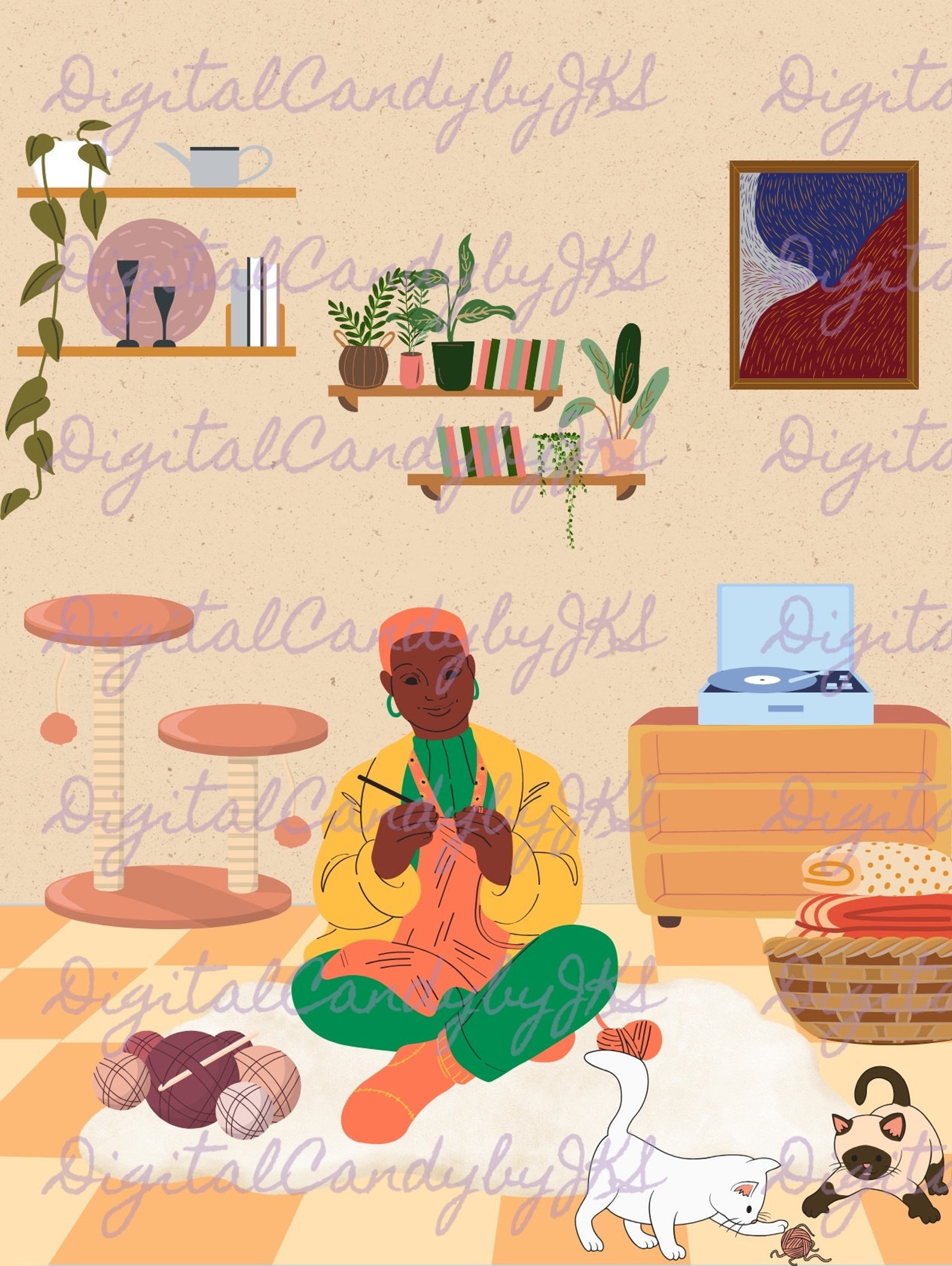Self-care Digital Art Screensaver for Kobo Libra Color E-reader - Etsy