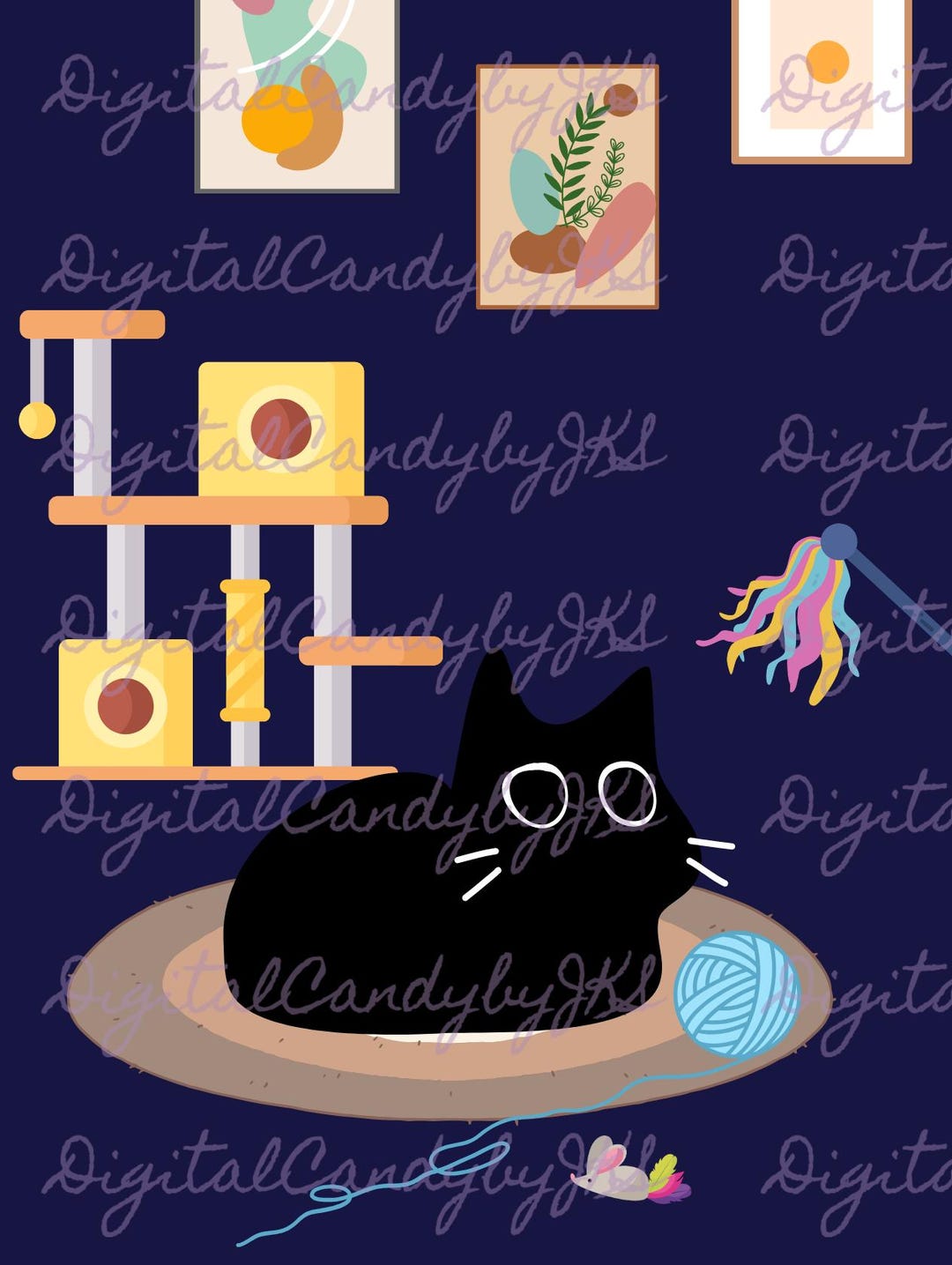 Fluffy Time Digital Art Screensaver for Kobo Libra Color E-reader - Etsy