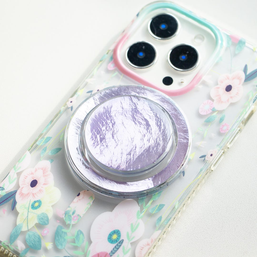 Purple Resin Magnetic Grip,colourful Phone Grip for Kindle,magnetic ...