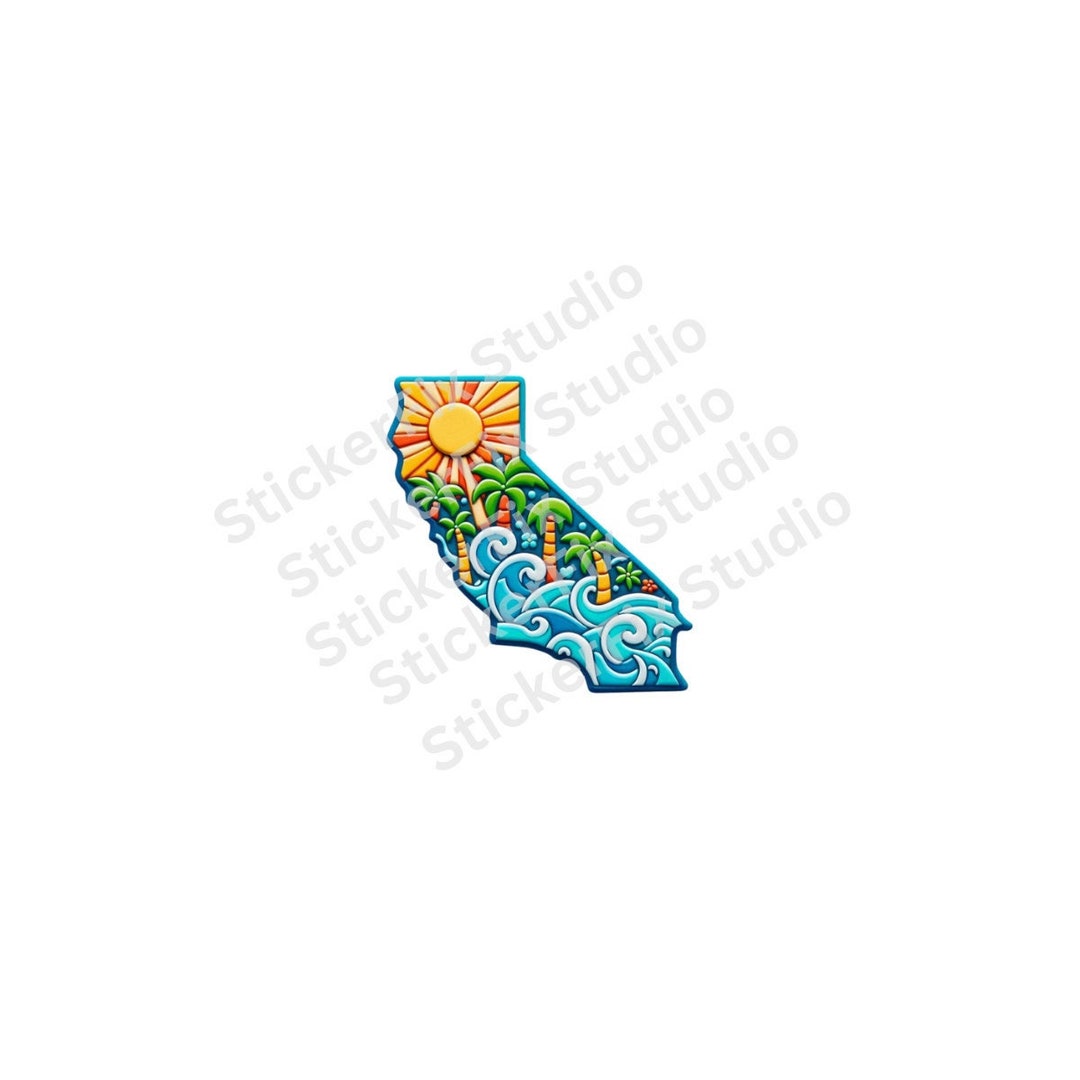 California Sticker - Decal - PNG - Download - Etsy