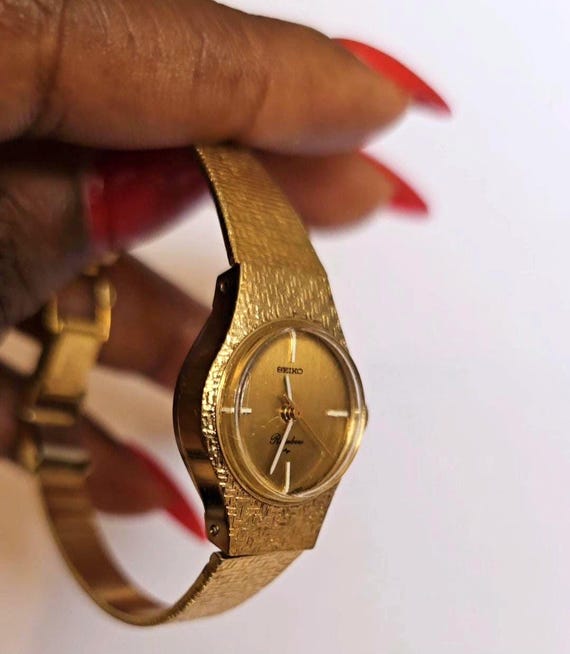 Vintage Seiko Gold Tone Watch - Gem