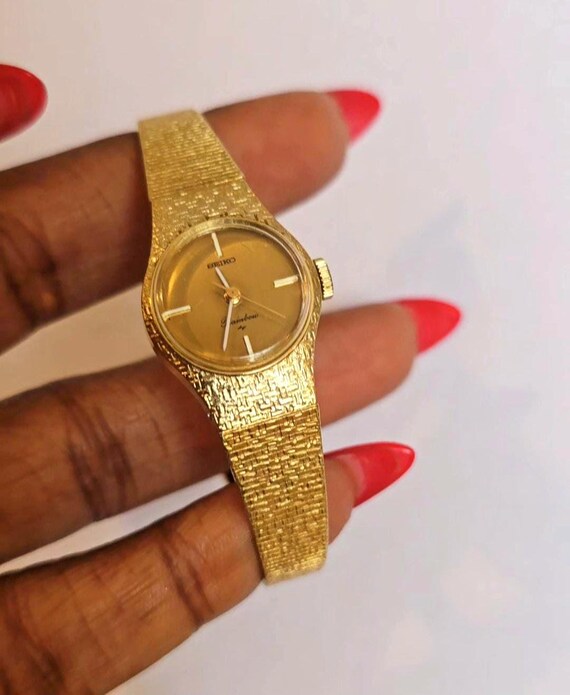 Vintage Seiko Gold Tone Watch - Gem