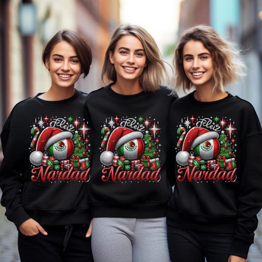 Feliz Navidad, Retro Christmas Png, PNG, Feliz Navidad PNG, Bundle Png ...
