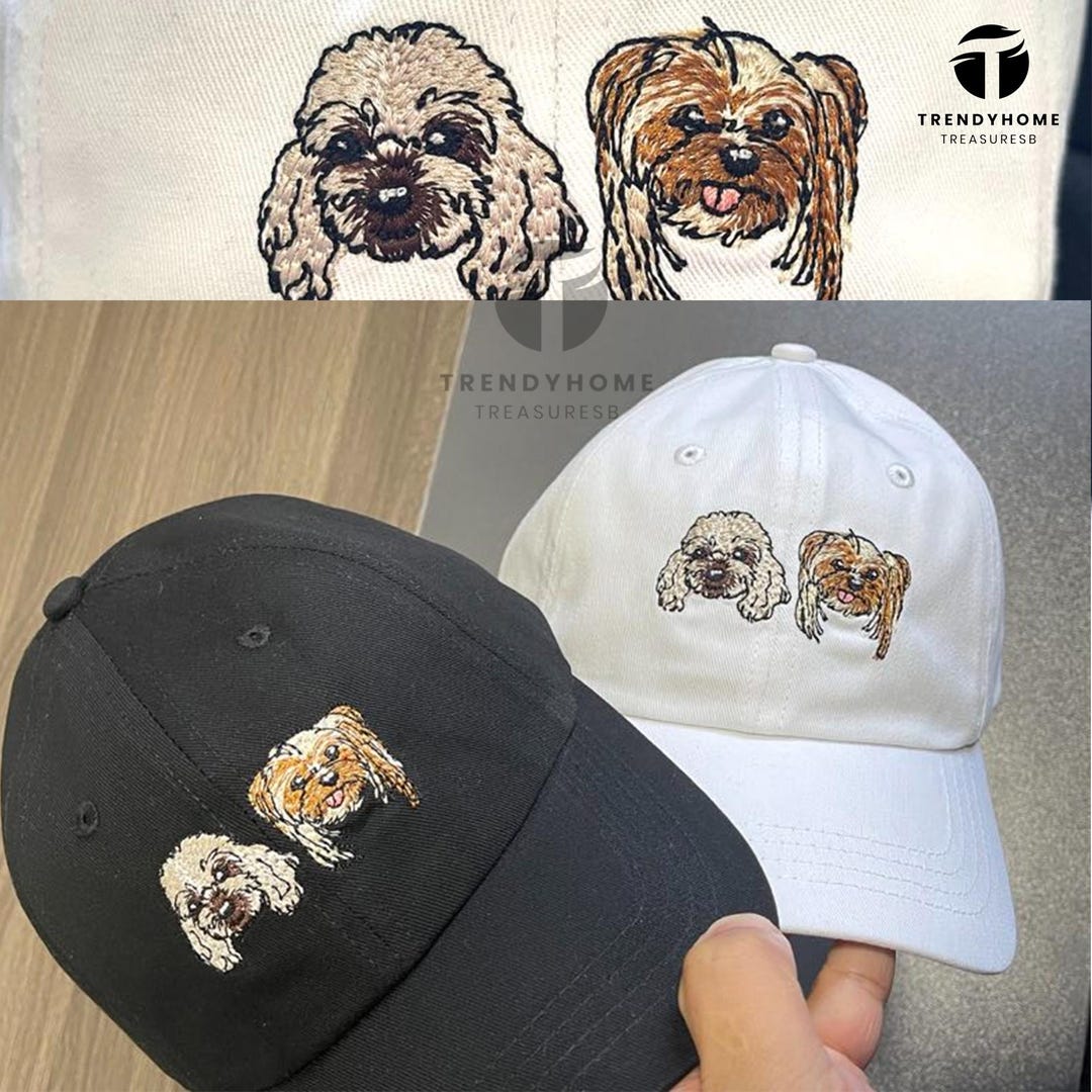 Pet Hat Using Pet Photo Personalized Dog,pet Cap,dog Hat Custom Dog ...