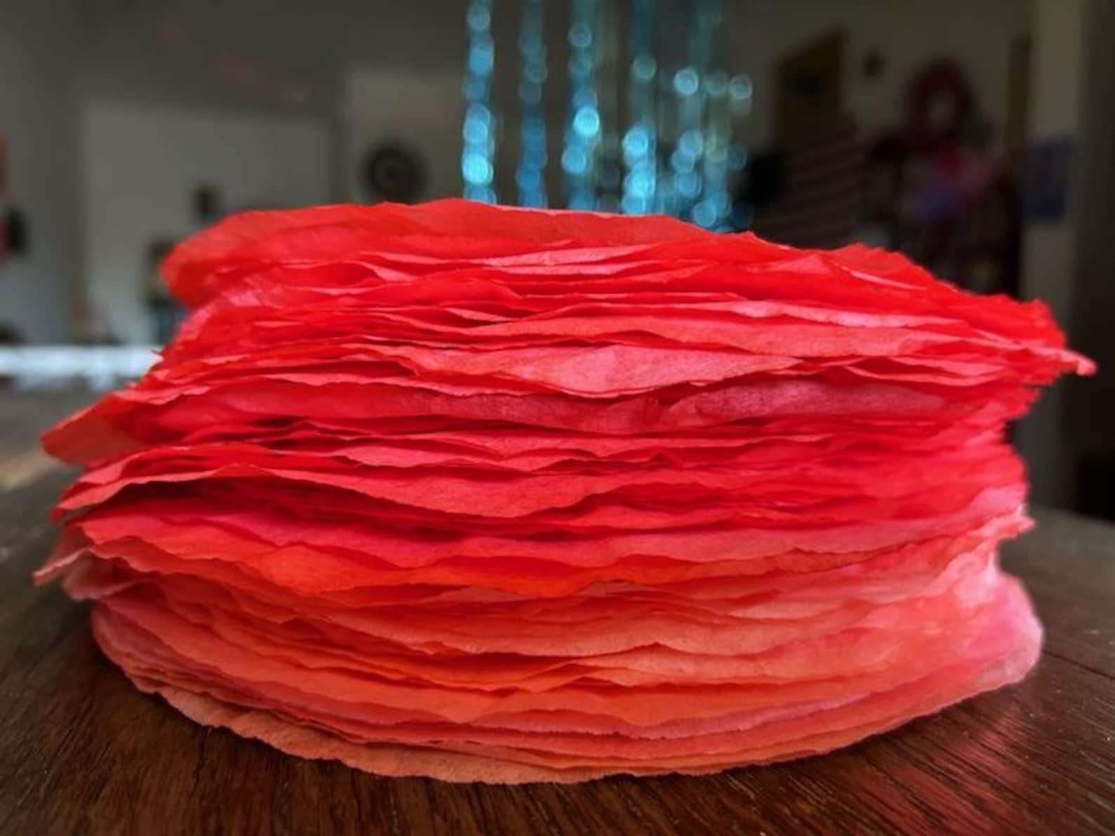 Forty (40) Hand-dyed Coffee Filters| Flowers|wedding|crafts|scrapbook ...