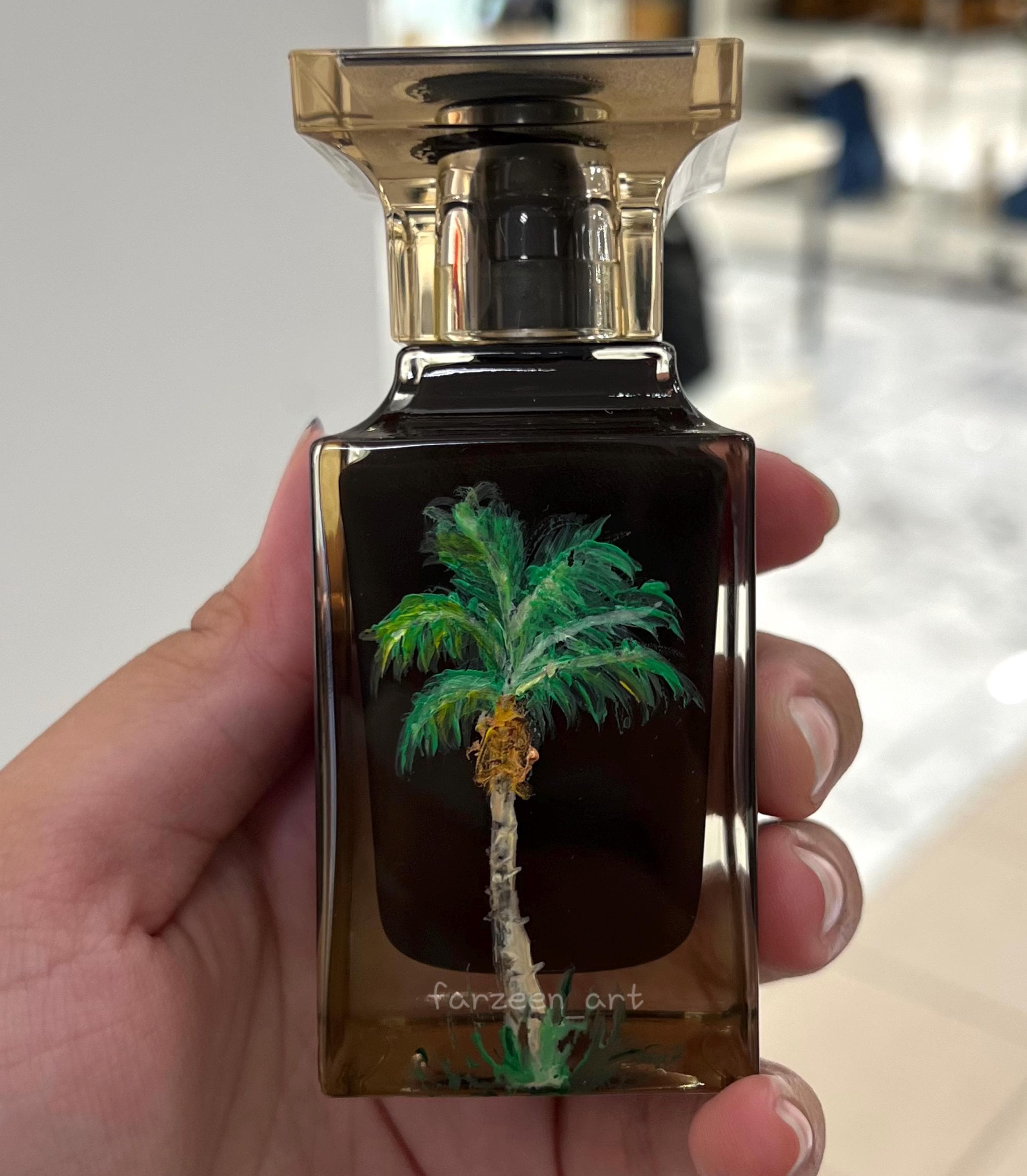 Custom Hand-painted Perfume Bottle, Personalized Perfume, Glass ...