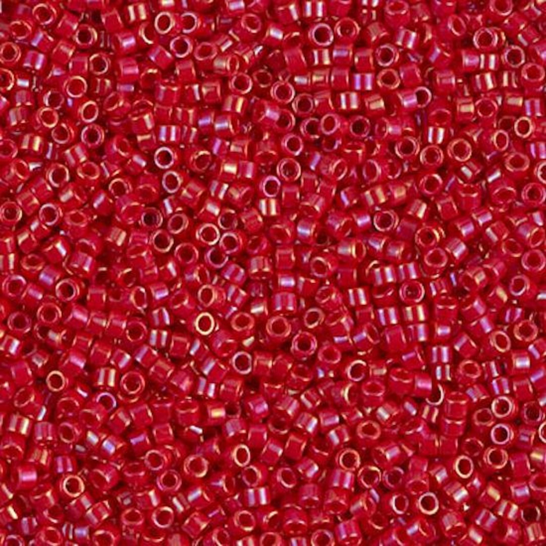 DB0214 Delica 11/0 Opaque Red Luster - Etsy