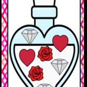 Valentine Love Potion Recipe Cards Matching Counting Measuring Activity ...