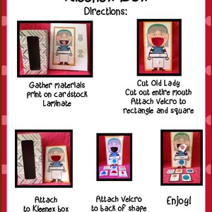 There Was an Old Lady Who Swallowed Shapes Recognition Sorting Fun - Etsy