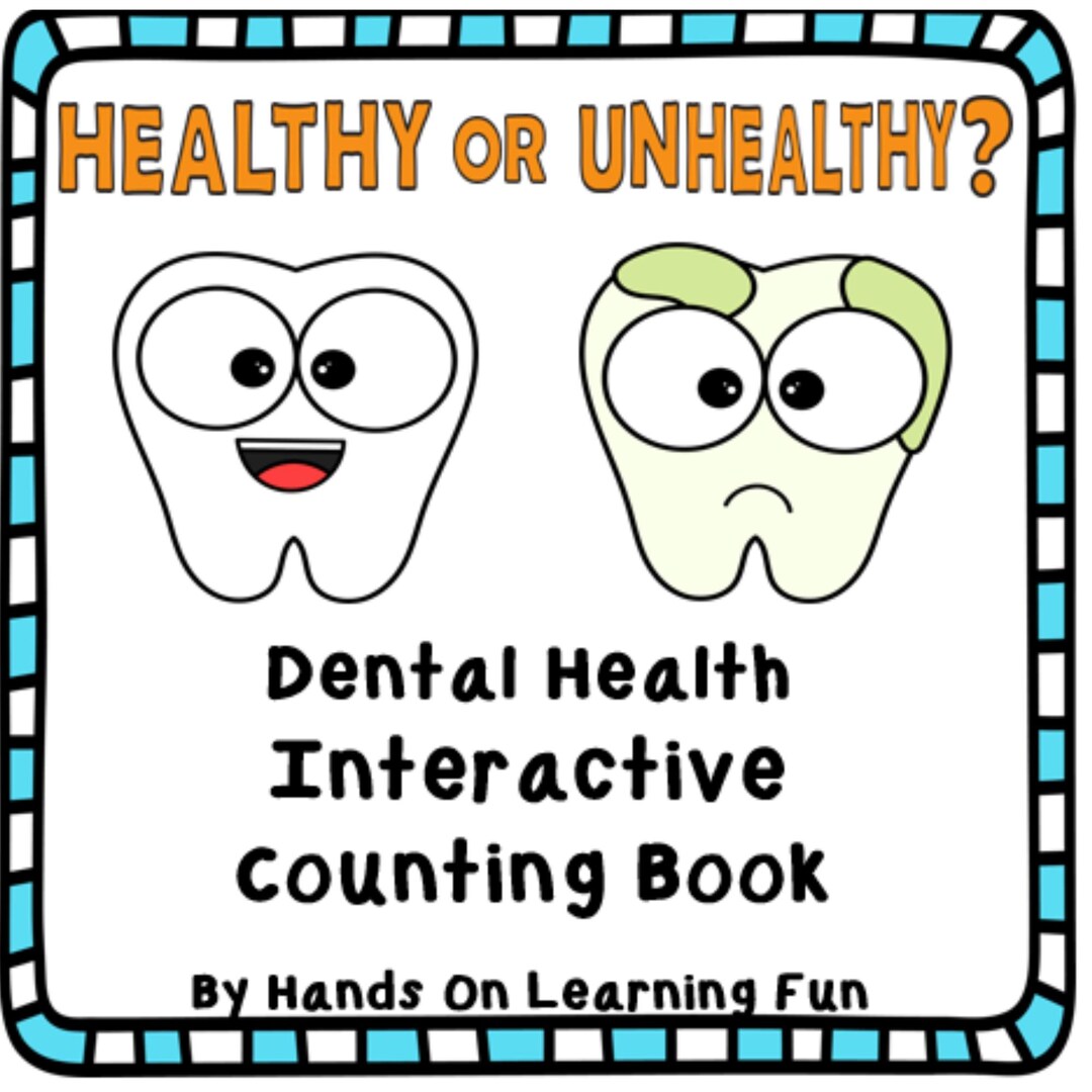 Counting Teeth Interactive Book | Count to 20 L Kindergarten L Dental ...