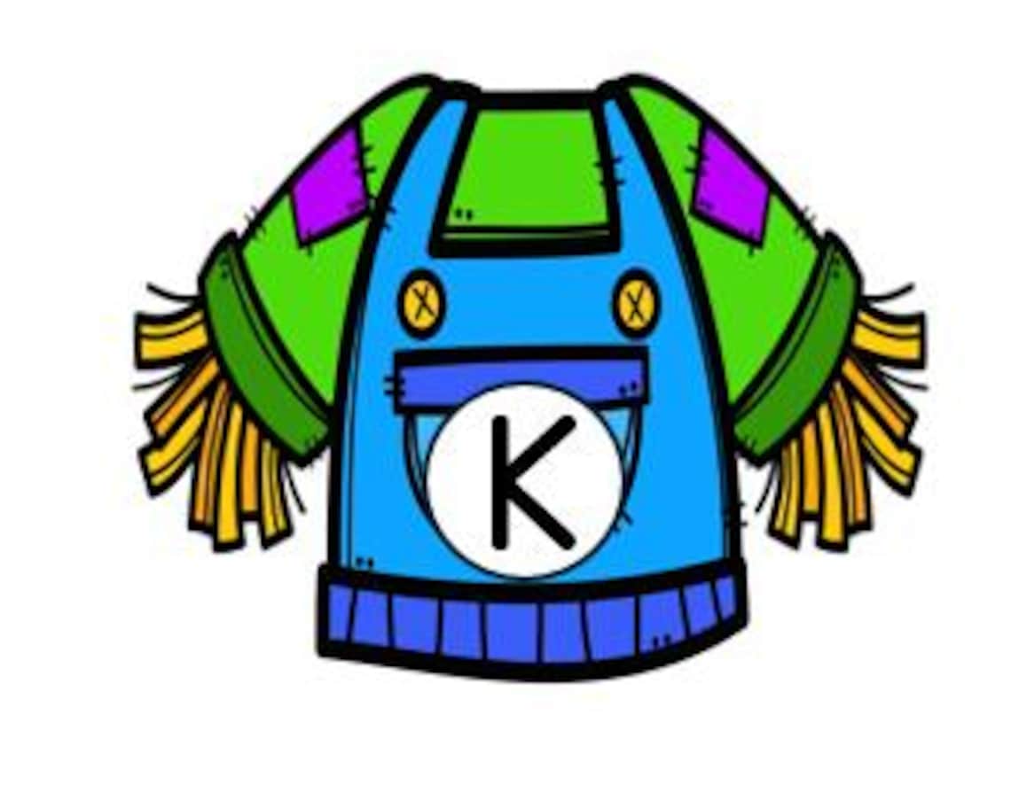 Build a Scarecrow Find Missing Letter Fall Task Box Literacy Activity ...