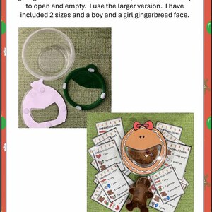 Feed Me Letters Gingerbread Sensory Bin Alphabet Recognition Activity ...