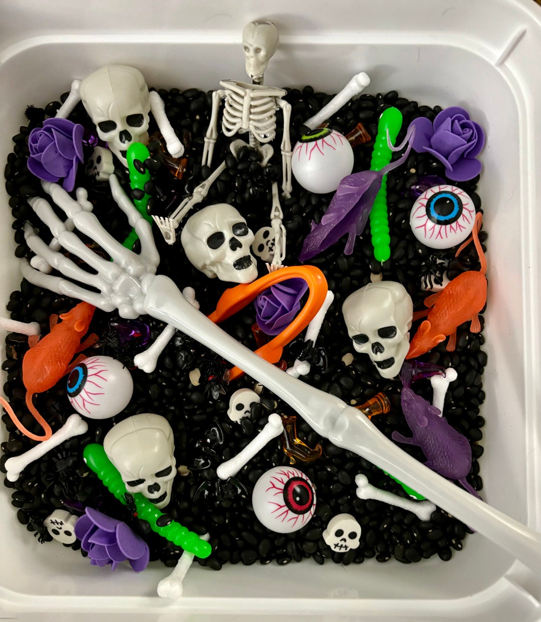 Build a Skeleton Sensory Bin Kit Montessori Toy Homeschool Preschool ...