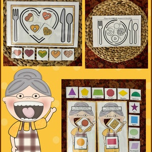 There Was an Old Lady Who Swallowed Shapes Sorting Recognition Feed Me ...