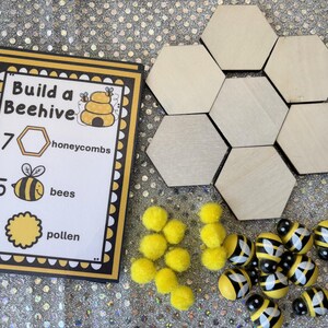 Spring Bee Sensory Bin Discover & Play | Build a Beehive | Tinker Tray ...