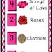 Valentine Love Potion Sensory Bin Recipe Cards Plus Counting & Matching ...