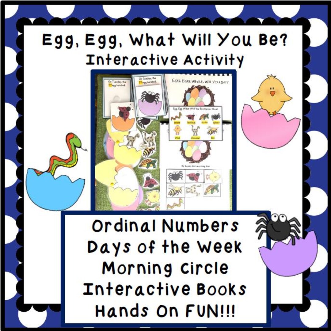 Egg What Will You Be Unit | Hatching Eggs L Adapted Book | Special ...