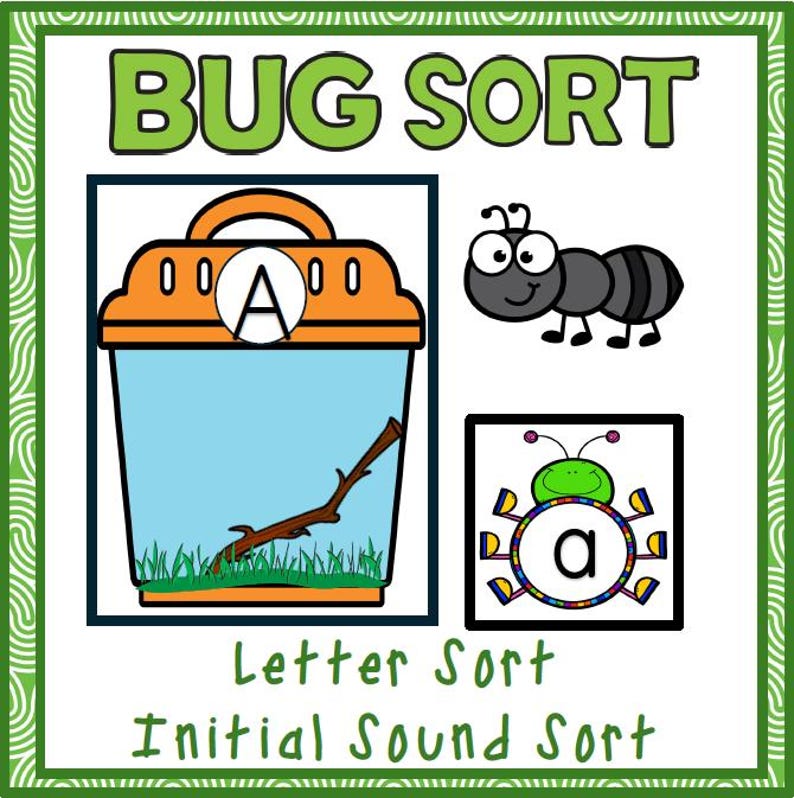 Bug Insect Task Box | Montessori L Letter Recognition | BUGS A TO Z ...