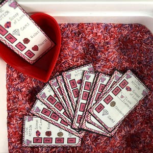 Valentine Love Potion Recipe Cards Matching Counting Measuring Activity ...