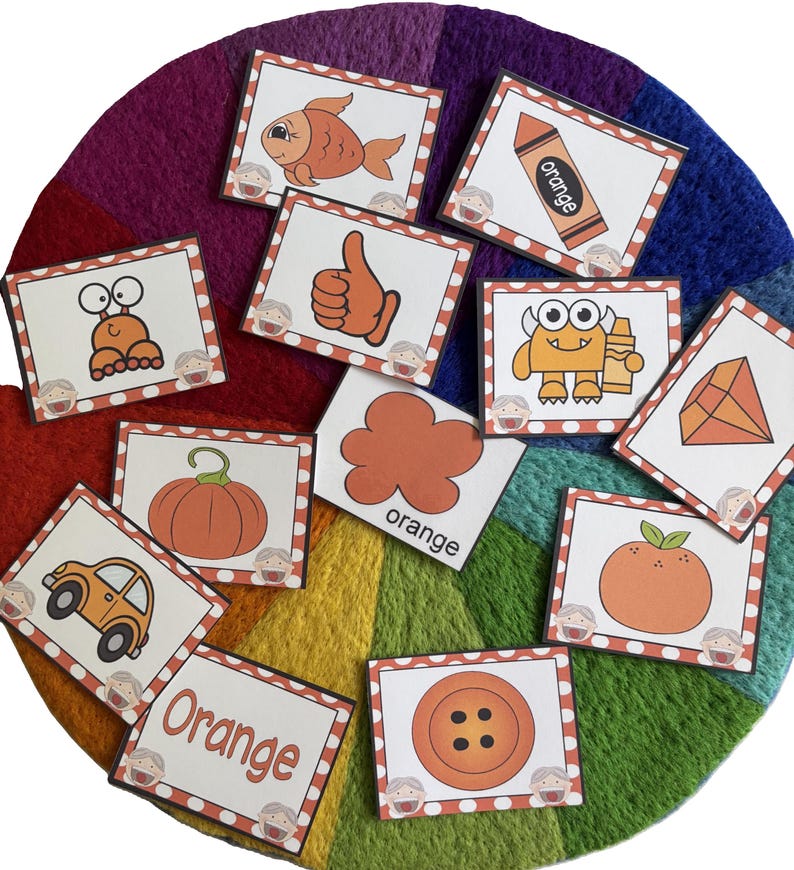 Old Lady Swallowed Colors Literacy Center – Preschool Special Ed ...