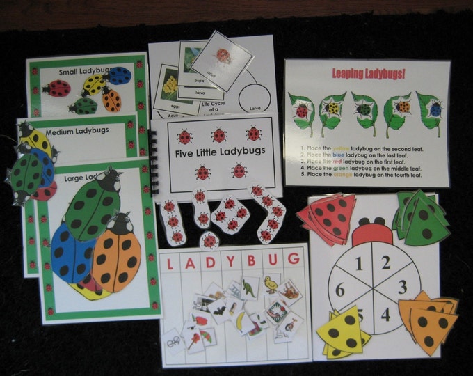 Ladybug Printable Thematic Unit - Etsy