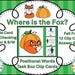 Where's the Fox? Learning Preposition Positional Word Fall Task Box ...