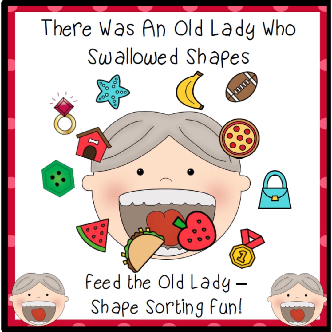 There Was an Old Lady Who Swallowed Shapes | 2D Real World Shape ...