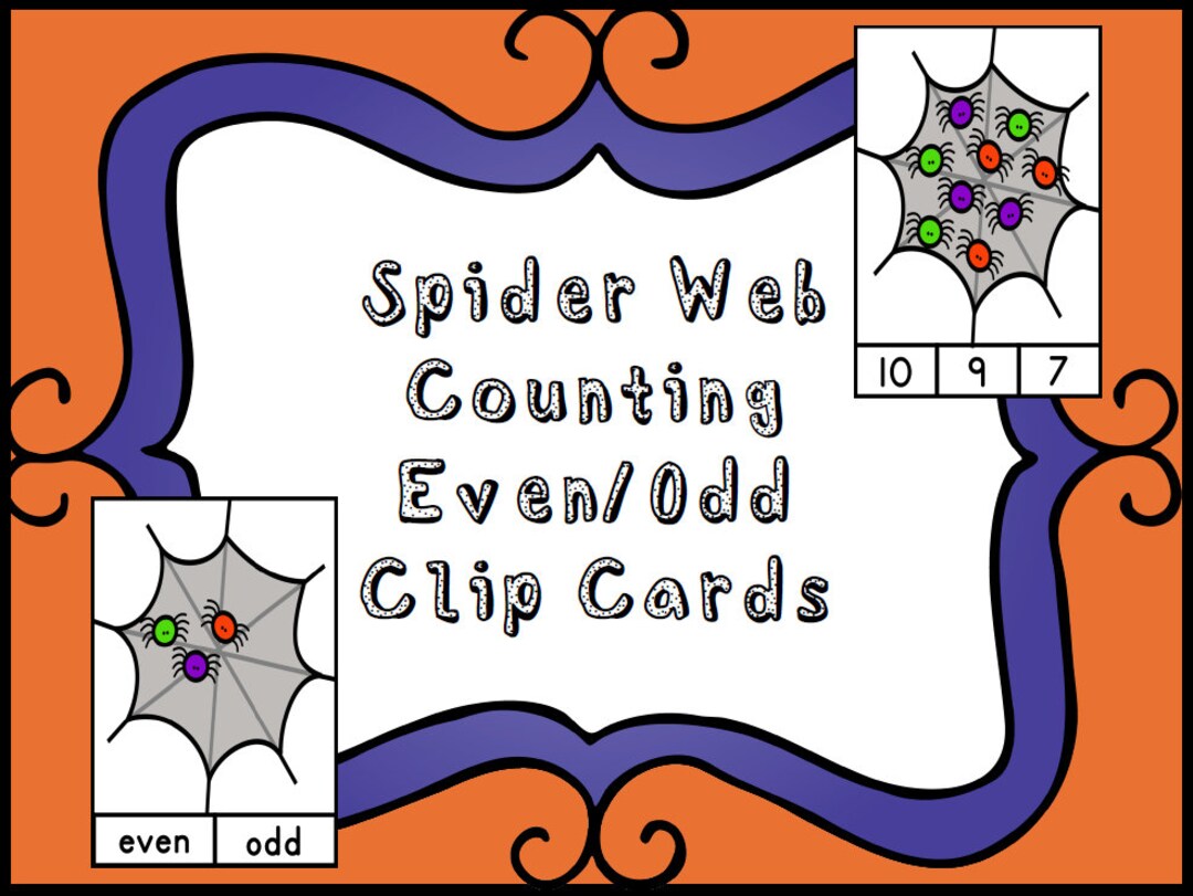 Fall Halloween Count & Clip Cards Sensory Bin Math Center Fun Preschool ...