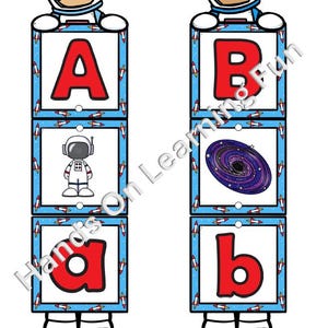 Build an Astronaut | Letter Recognition | Beginning Sound | Literacy ...