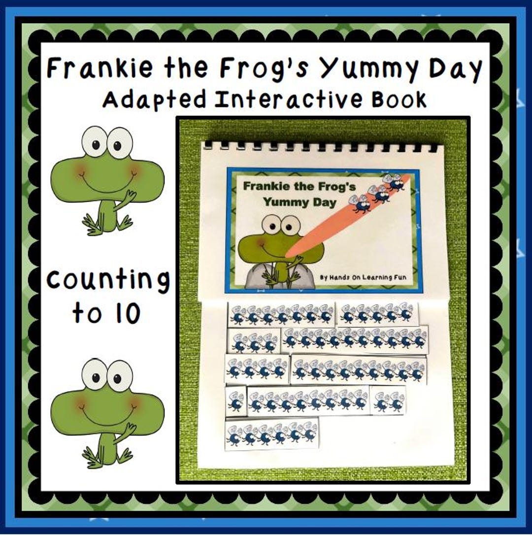 Frankie the Frog Interactive Book | Montessori L Adapted Book | Special ...