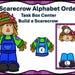 Build a Scarecrow Find Missing Letter Fall Task Box Literacy Activity ...