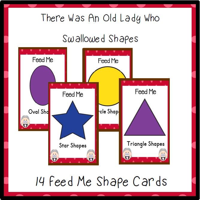 There Was an Old Lady Who Swallowed Shapes | 2D Real World Shape ...
