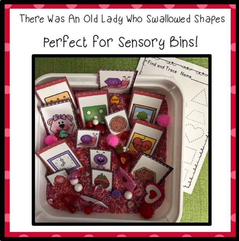 There Was an Old Lady Who Swallowed Shapes | 2D Real World Shape ...