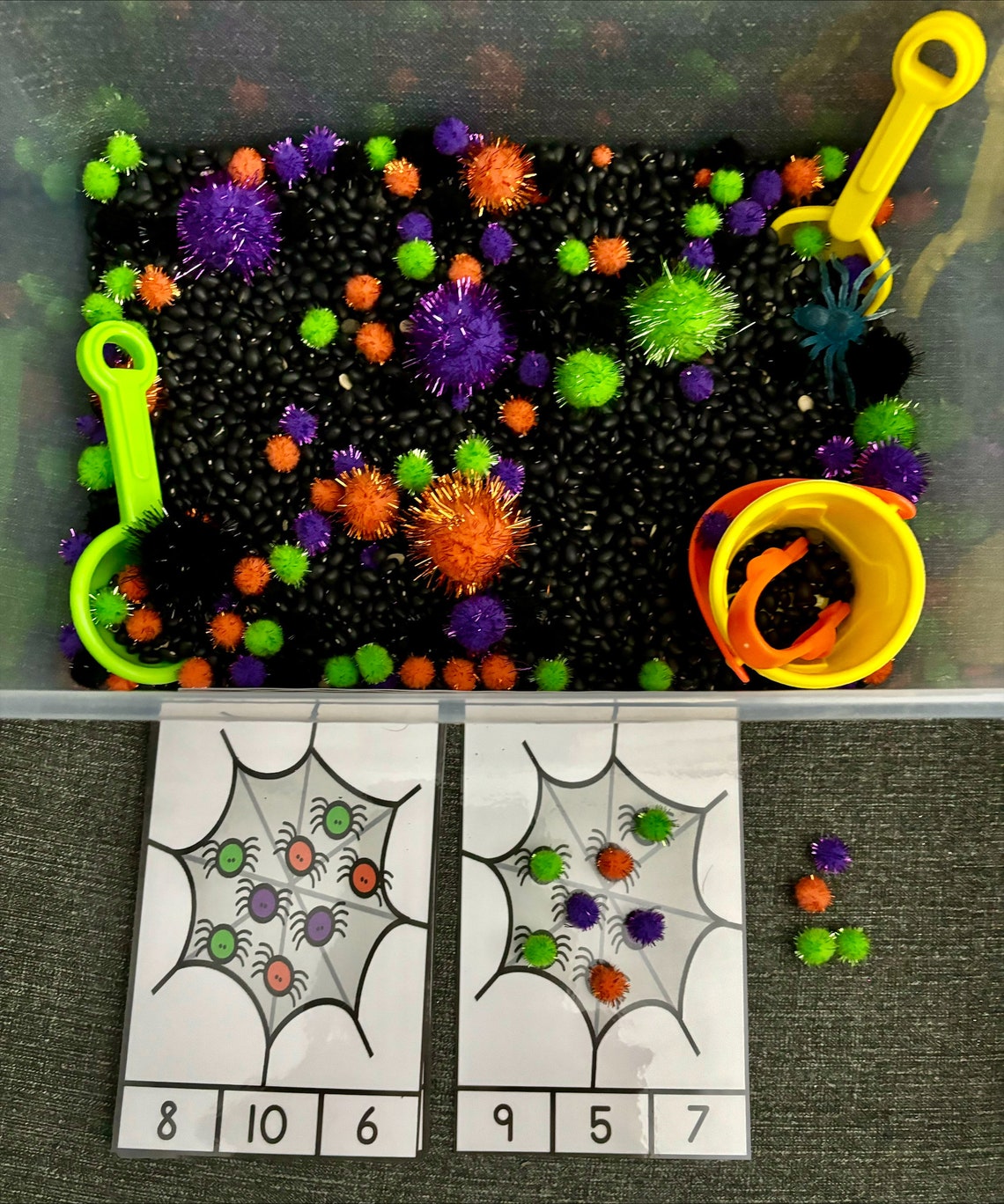 Fall Halloween Spider Count & Clip Cards: Even/odd Numbers (PDF) - Etsy