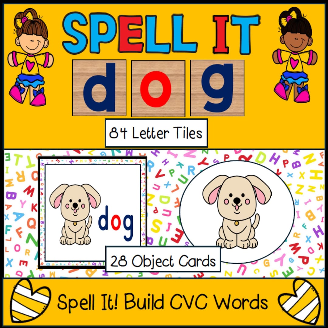 Spell It ABC Center | Sensory Bin Activity | CVC Word Building ...