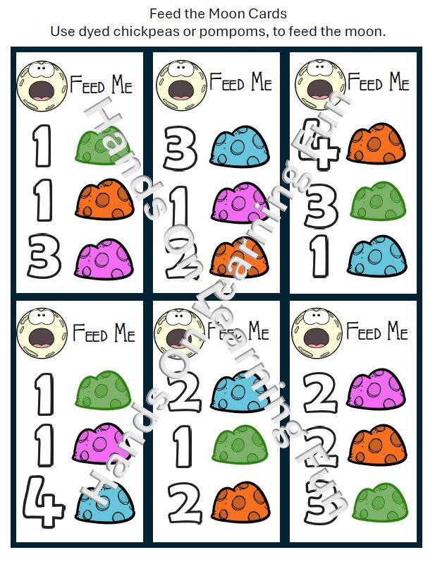 FEED THE MOON | Outer Space | Sensory Bin | Letter Activity | Initial ...