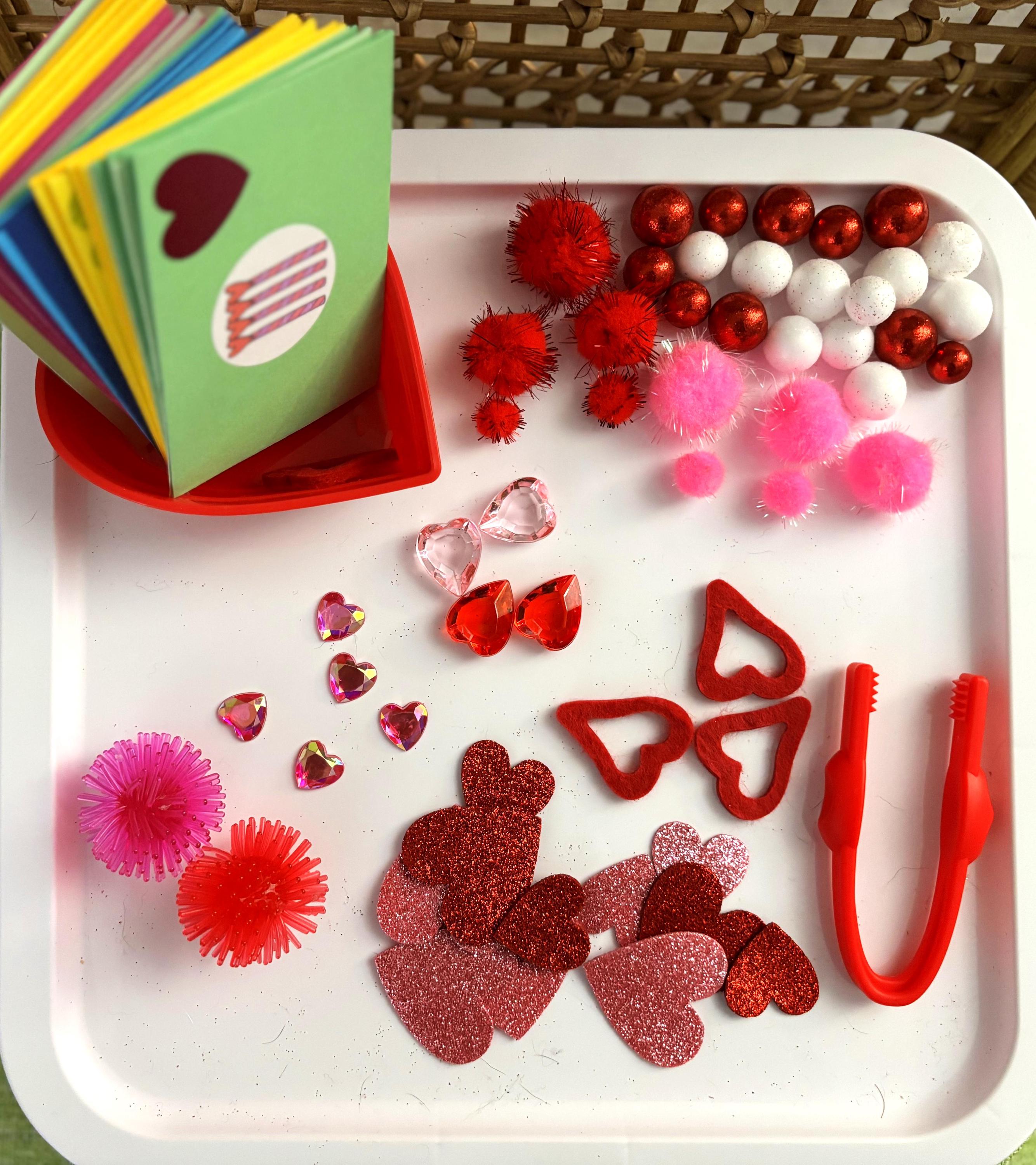 Valentine Feed Me Mailbox Sensory Bin, Math Counting, Community Helper ...