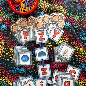 Build an Astronaut | Letter Recognition | Beginning Sound | Literacy ...