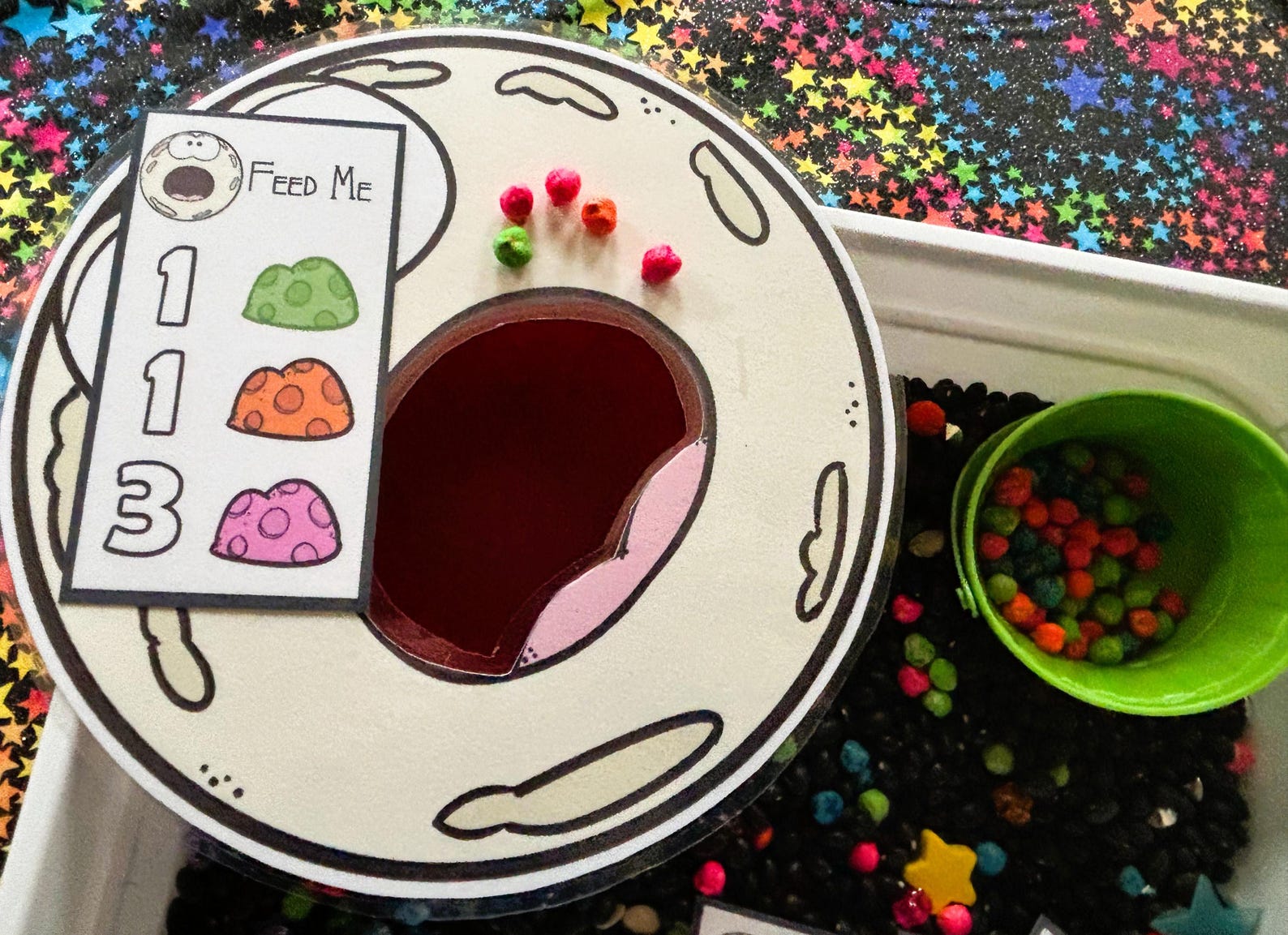 FEED THE MOON | Outer Space | Sensory Bin | Letter Activity | Initial ...