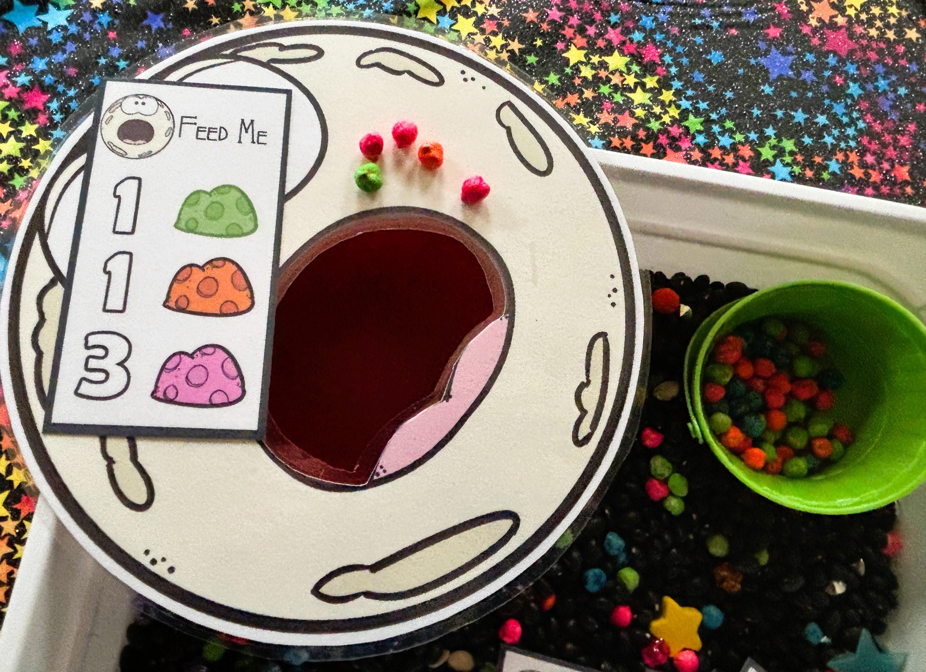 FEED THE MOON | Outer Space | Sensory Bin | Letter Activity | Initial ...