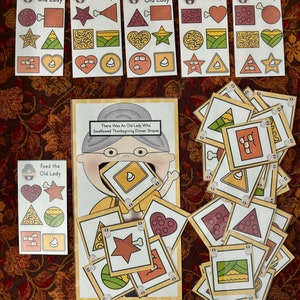 There Was an Old Lady Who Swallowed Shapes Sorting Recognition Feed Me ...