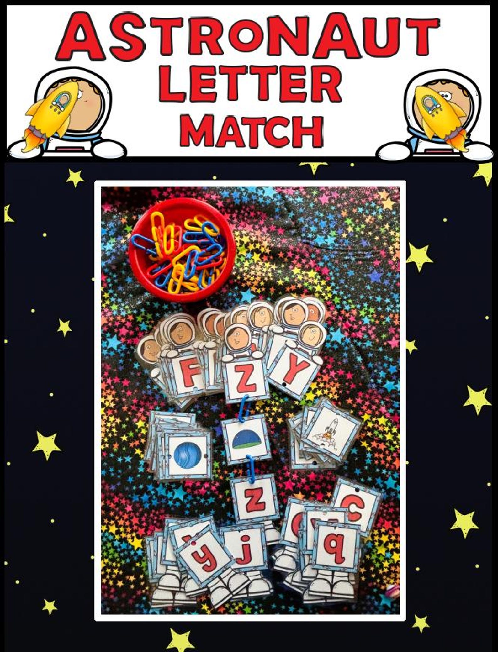 Build an Astronaut | Letter Recognition | Beginning Sound | Literacy ...