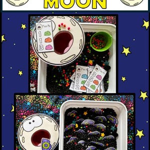 FEED THE MOON | Outer Space | Sensory Bin | Letter Activity | Initial ...