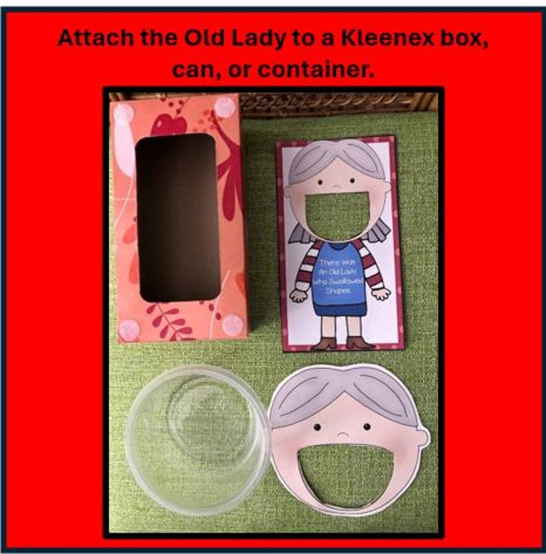 There Was an Old Lady Who Swallowed Shapes | 2D Real World Shape ...