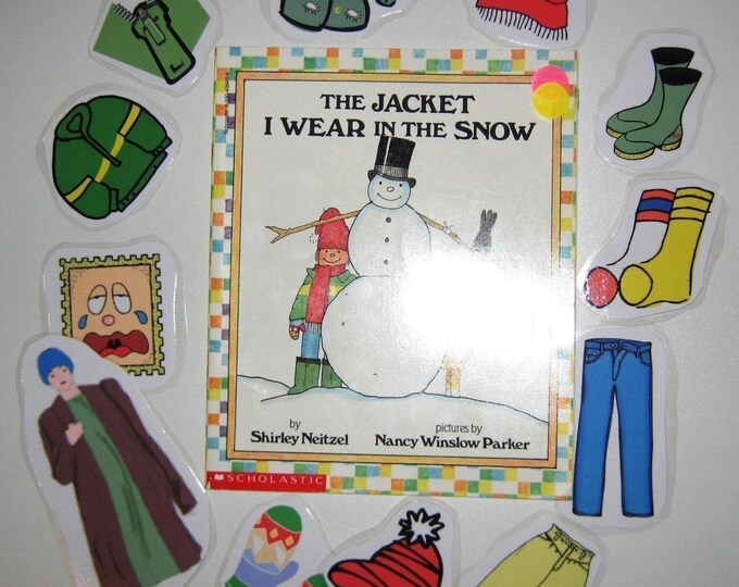 The Jacket I Wear in the Snow Literacy Unit Story Cards PDF Format - Etsy