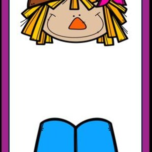 Build a Scarecrow Find Missing Letter Fall Task Box Literacy Activity ...