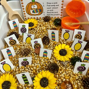 Feed the Pumpkin Task Box Center Beginning Sound & Counting up to 10 ...