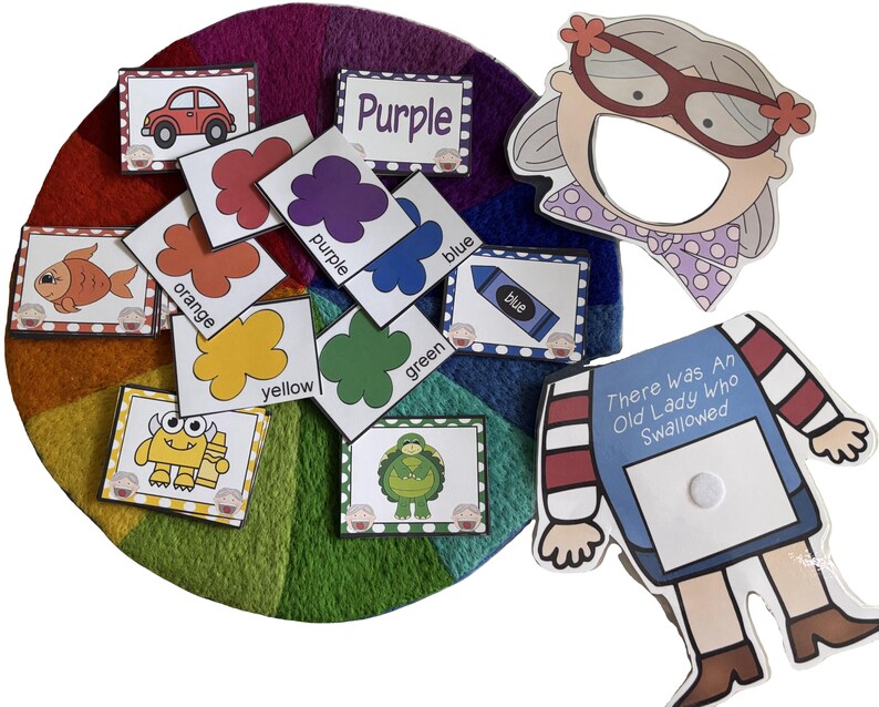 There Was an Old Lady Who Swallowed Colors – Preschool Color ...