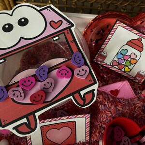 Valentine Feed Me Mailbox, Counting, Shapes, Math Center Activities ...